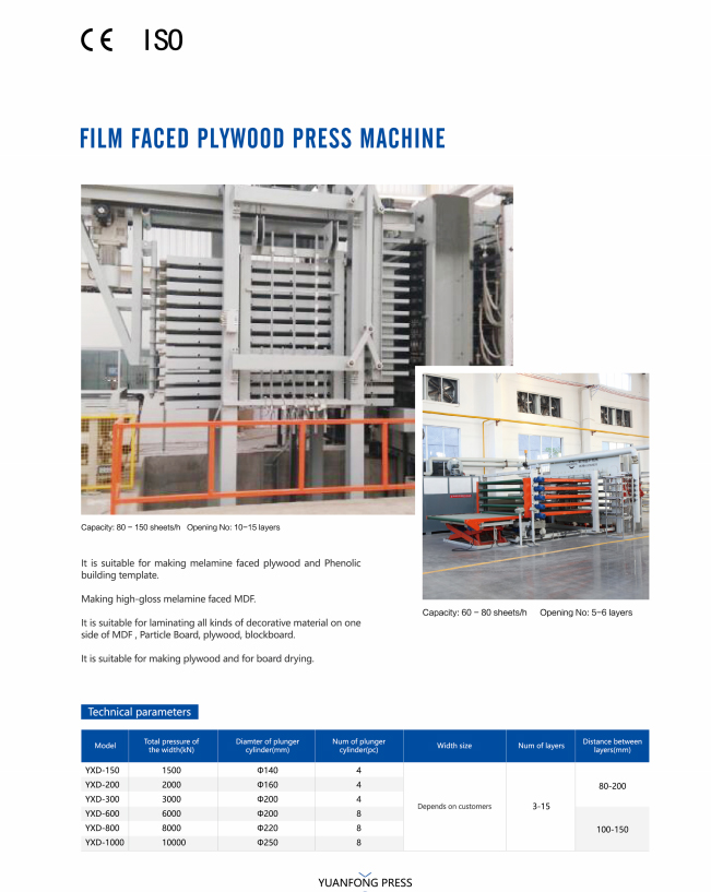 Automatic Plywood Hot Press Machine - BECCOR